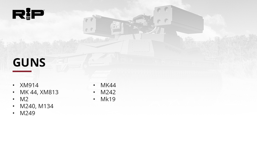 RIwP: Modular Remote Turret for Multi-Domain Combat