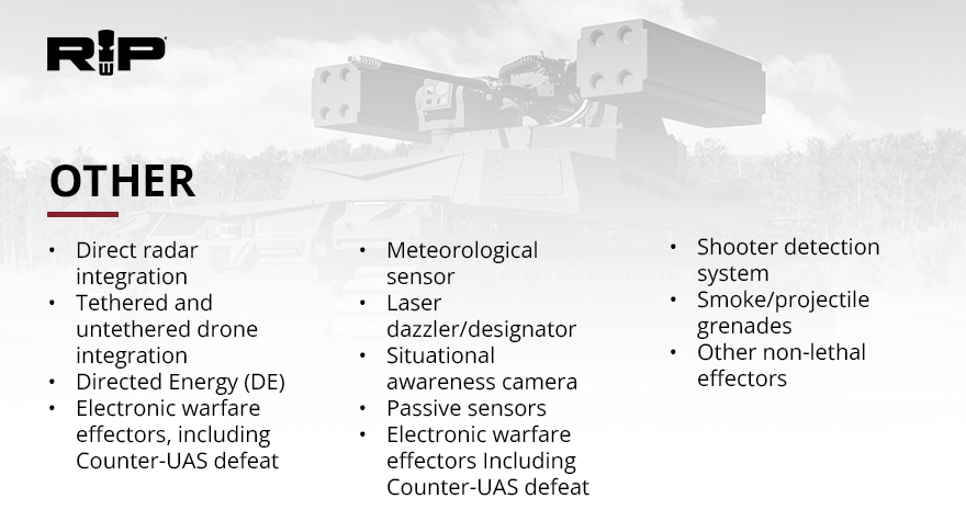 RIwP: Modular Remote Turret for Multi-Domain Combat